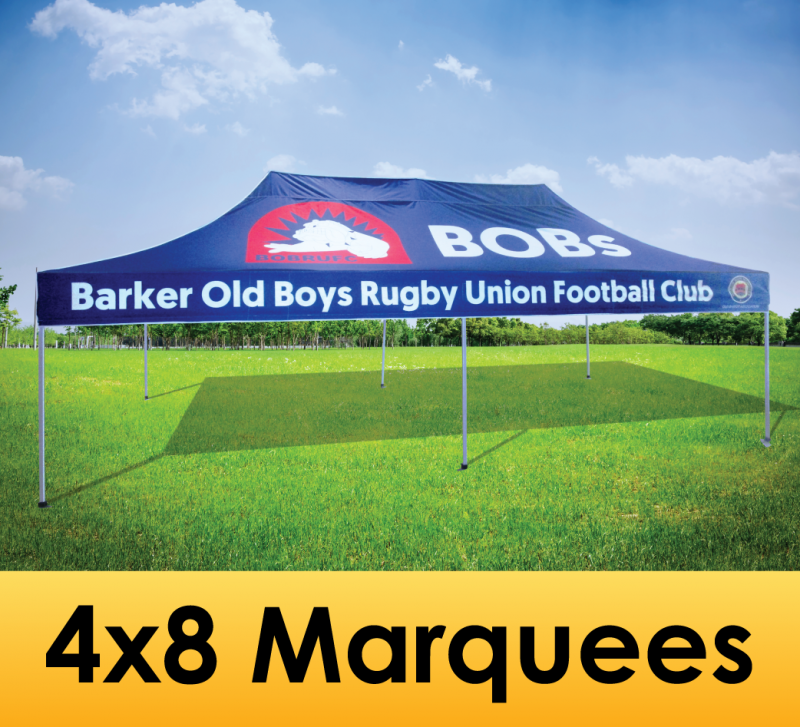 4m x 8m Marquee - Plain or Printed - Fast Delivery
